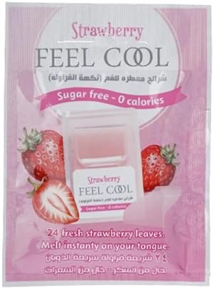 Feel Cool Mouth Freshener Strips 24 Pieces, Strawberry price in Saudi ...