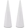 Amazon.com: Crafare 2 Pack Foam Cones for Crafts 4.56x15.7 Inch ...