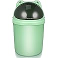 Amazon.com: IMIKEYA Mini Frog Trash Can Cute Small Trash Can with Lid ...