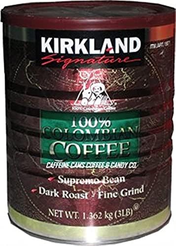 Kirkland Signature lokjh 100% Colombian Coffee, 3 LB - 3 Pack price in ...
