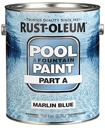 Amazon.com: Rust-Oleum 267940 Epoxy Pool and Fountain Paint Kit, Kit, 2 ...