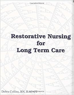 Restorative Nursing Program and Care Plans for Long Term Care - Book ...
