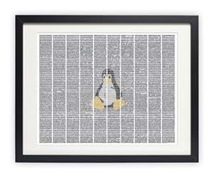Amazon.com: Linux Kernel poster - Typography Art Print - 30W x 24H ...