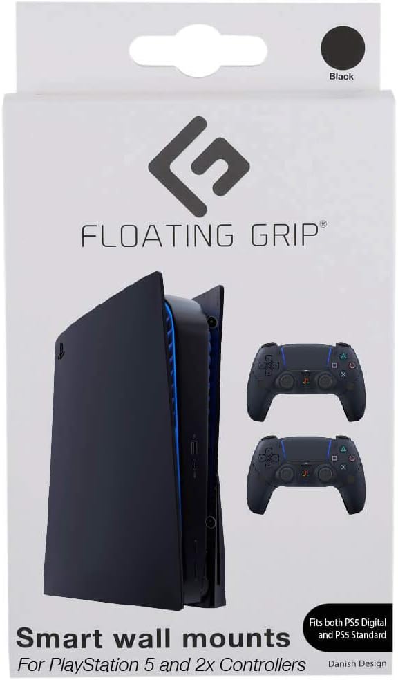 PS5 Wall Mounts By Floating Grip - Bundle (PS5/): Amazon.co.uk: PC ...