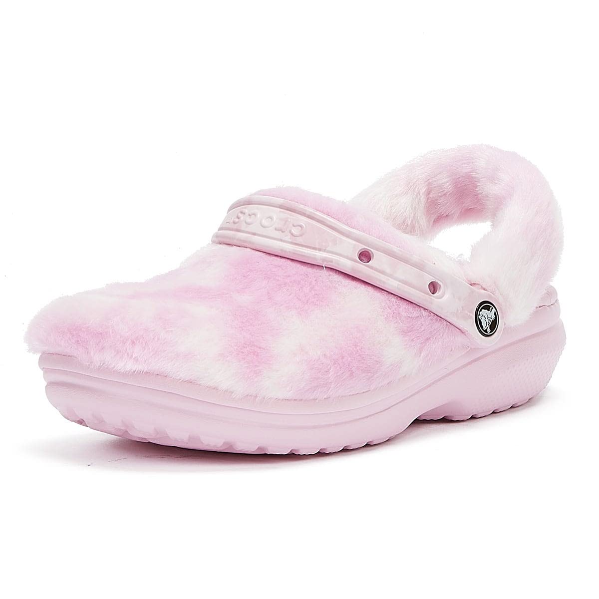 Crocs Men's and Women's Classic Fur Sure Clog | Fuzzy Slippers ...