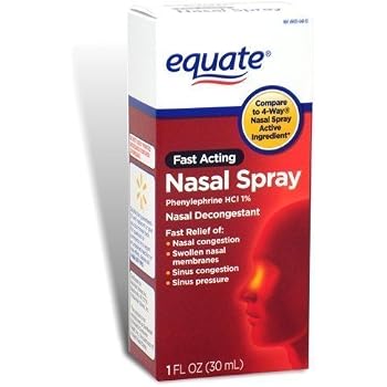 Amazon.com: Equate - Equate - Nasal Four, Phenylephrine Hydrochloride ...