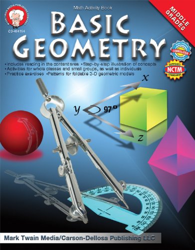 Amazon.com: Basic Geometry Math Activity Book, Middle Grades ...