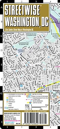 Streetwise Washington DC Map - Laminated City Center Street Map of ...