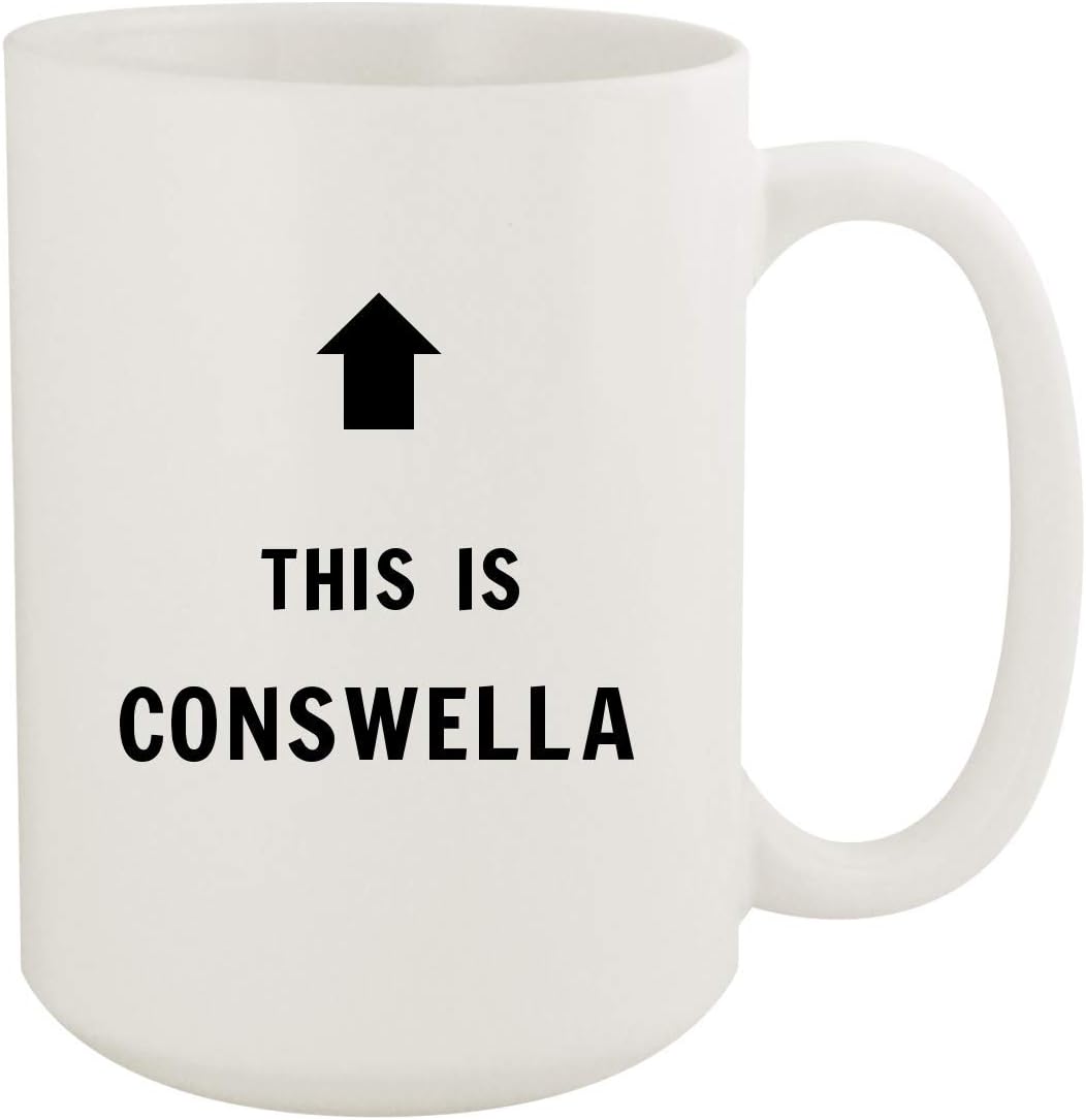 Amazon.com: This Is Conswella - Ceramic 15oz White Mug, White: Kitchen ...