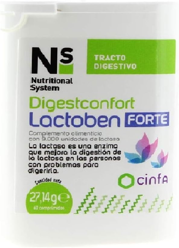 NS Digestconfort Lactoben Forte 60 Comprimidos 300 gr: Amazon.es: Salud ...