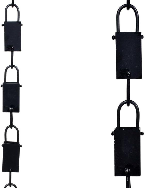 Amazon.com : Square link Aluminum Rain Chain 8.5 ft. # 90120 : Garden ...