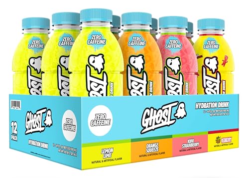 GHOST Hydration Drink, Variety Pack - RTD Sports Drinks with ...