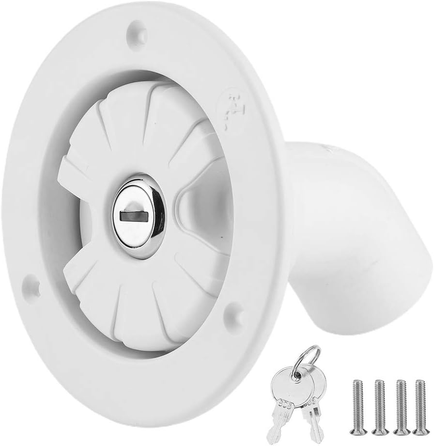 Akozon Gravity Water Inlet Lockable Freshwater Filling Filter with 2 ...