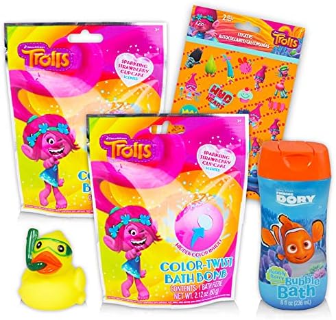 Trolls World Tour Trolls Bath Bomb for Kids Bathroom Set ~ Trolls Bath ...