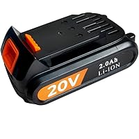 Amazon.com: Leisch Life 20V MAX 2.0 Ah Lithium Ion Battery-Pack,Rechargeable Replacement Battery ...