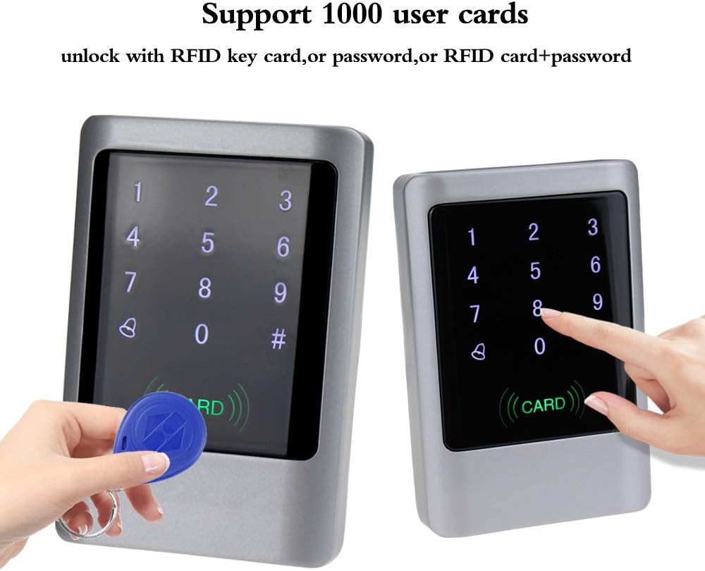 HFeng RFID IP68 Waterproof Access Control Keypad Outdoor + 280KG ...