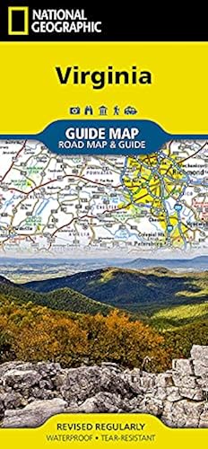 Virginia Map (National Geographic Guide Map) in Oman | Whizz South Atlantic