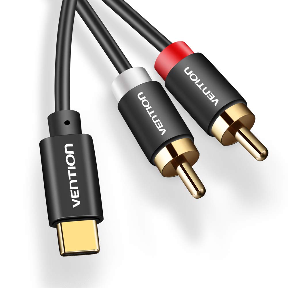Amazon.com: Vention USB C RCA Audio Cable Type-C to 2 RCA Cable 2rca ...