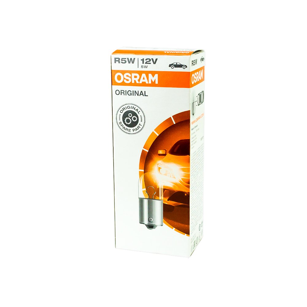10x OSRAM GLÜHBIRNEN 12V 5W BA15s RÜCKLICHT KENNZEICHEN STANDLICHT ...