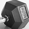 XMark 350 lb Dumbbell Set and Heavy Duty Dumbbell Rack, 10 to 40 lb Hex ...