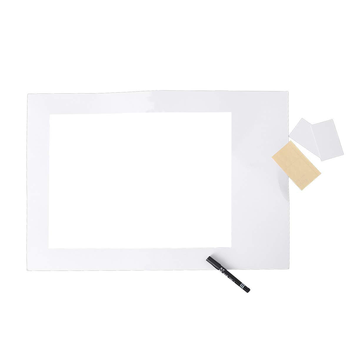 Amosfun Blank Diy Paper Photo Booth Selfie Picture Frame Props ...