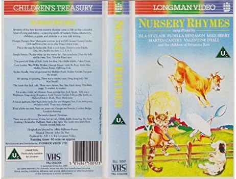 Nursery Rhymes [VHS]: Amazon.co.uk: Video