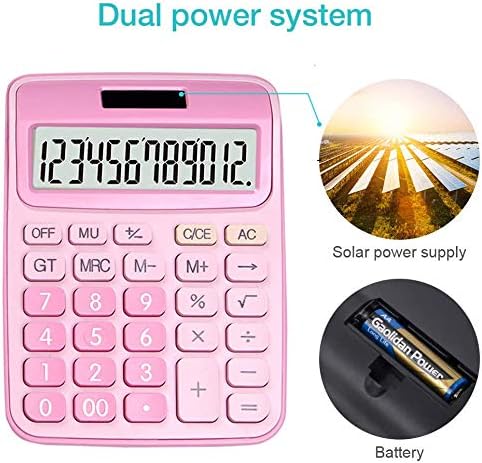 ONXE Calculator,Standard Function Desktop Electronic Calculators 12 ...