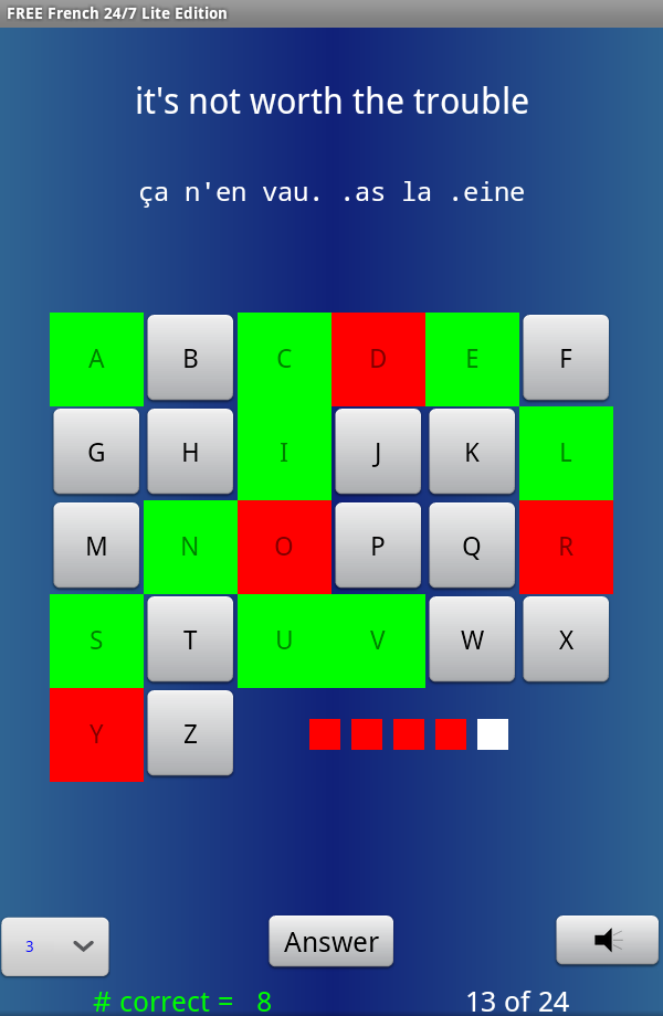 FREE French 24/7 Lite Edition:Amazon.com:Appstore for Android