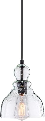 Capital Lighting 4432AN Transitional 1-Light Pendant, Antique Nickel ...