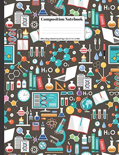 Composition Notebook: Science Scientific Laboratory Design Cover 100 ...