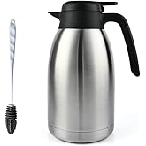 Amazon.com: 102 Oz Thermal Coffee Carafe, 3 Liter Stainless Steel ...
