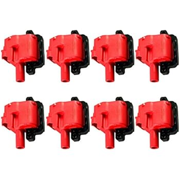 Amazon.com: Pack of 8 Ignition Coils for - V8 5.7L 8.1L - CTS Avalanche ...