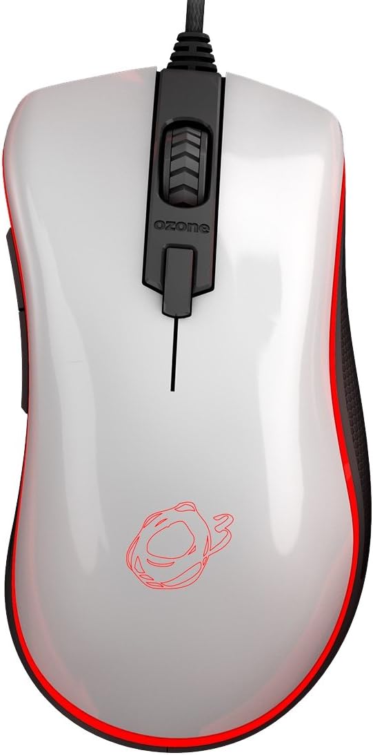 Ozone Gaming OZNEONM50 Gaming Mouse white White – BigaMart