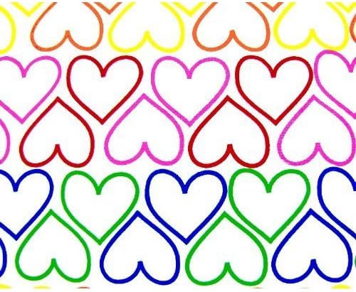 Amazon.com: Divatex Kids Microfiber Stencil Hearts TWIN Size Sheet Set ...