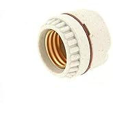 Leviton 4006 Medium Base, One-Piece, Keyless, Incandescent, Glazed ...