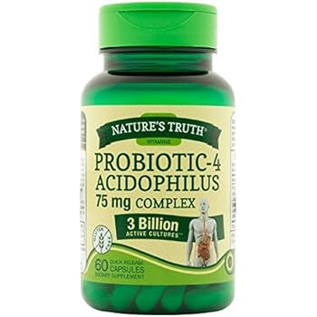 Amazon.com: Nature's Truth Probiotic 3 Billion Cultures, 60 Count ...