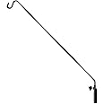 Amazon.com : Home-X Extended Reach Deck Hook. Expandable 28 inch to 44 ...