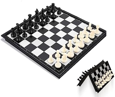 Bolivia's Magnetic Travel Chess Set, Portable Magnetic Chess Set with ...