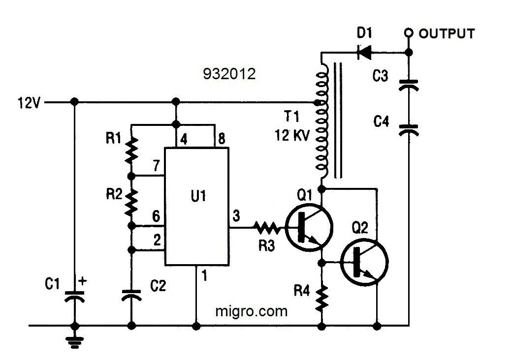 Mua 12V NEGATIVE ION GENERATOR High Voltage ionizer 9.5Kv Module trên ...