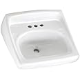 American Standard 0355.012.020 Lucerne Wall-Mount Lavatory Sink with 4 ...