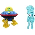 Pet Supplies : PAWFECT TOYS Dog Toy, Large Cute Plush Squid and Alien ...