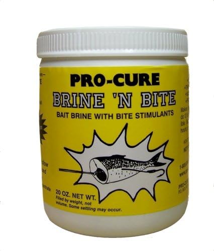 Pro-Cure Bait Scents PC-B20 Brine N Bite Jar, 20-Ounce, Attractants ...