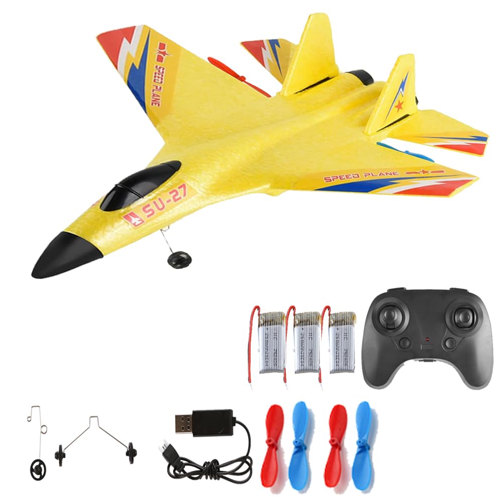 RC Plane,Su-27 Remote Control Airplane,2 Channel 2.4Ghz Remote Control ...