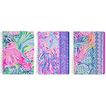 Amazon.com : Lilly Pulitzer Women's Large College Ruled Notebook with ...