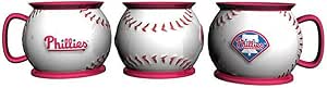 Amazon.com : MLB Philadelphia Phillies Sculpted Baseball Mug, 16-Ounce ...