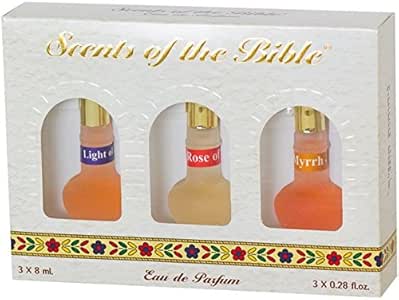 Amazon.com: Scents of the Bible. 3 Perfume Bottles in the scents of ...
