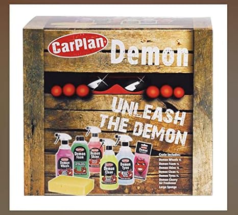 Carplan DGP100 Demon Gift Pack Car Cleaning Kit Wheels Tyres Interior ...