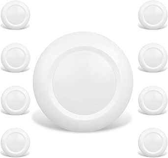 Amazon.com: JULLISON 8 Packs 6 Inch LED Low Profile Recessed & Surface ...