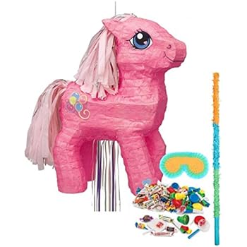 Amazon.com: Pinkie Pie My Little Pony Pinata, Pull String: Toys & Games