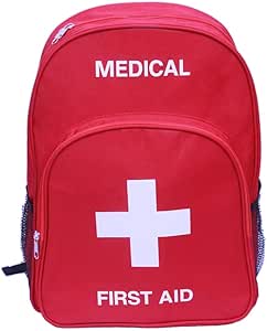 Emergency First Aid Bag - Empty Medical Emergency Backpack Survival ...